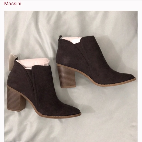 Massini | Shoes | Darling Chunky Heeled Boots | Poshmark